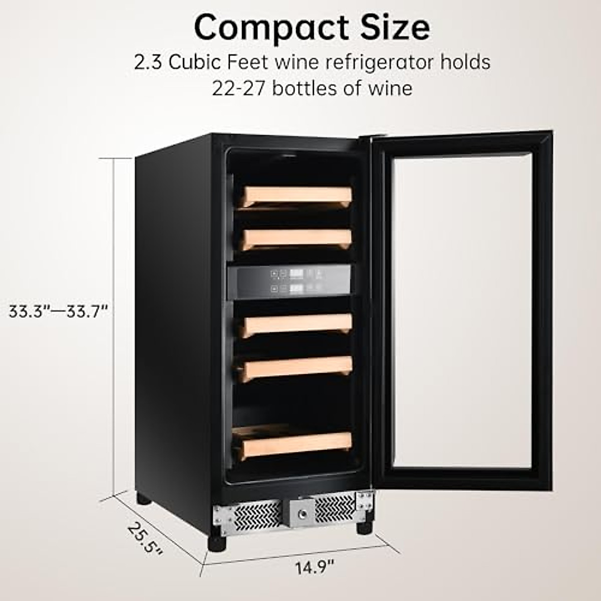 Weili 15 Inch Wine and Beverage Refrigerator