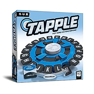 USAOPOLY TAPPLE® Word Game | Fast-Paced Family Board Game | Choose a Category & Race Against The Timer to be The Last Player | Learning Game Great for All Ages (1 Pack)