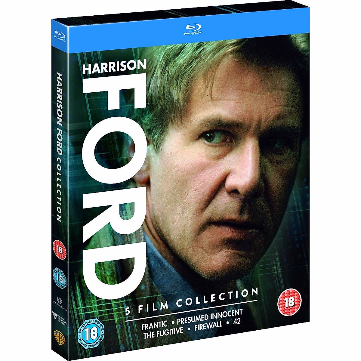 Harrison Ford 5-Film Collection (Frantic / Presumed Innocent / The Fugitive / Firewall / 42)