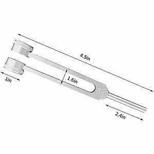 OM 136.1 Hz Tuning Forks for Healing Chakra Tuning Forks Weighted Angel Tuning Forks Medical Sonic Slider Tuning Fork 136.1hz Frequency Generator for Healing Yoga
