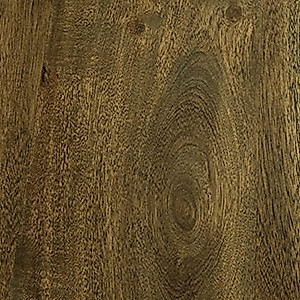 Signature Design by Ashley Haileeten Contemporary Accent Bench with Live Edge Top, Light Brown & Black