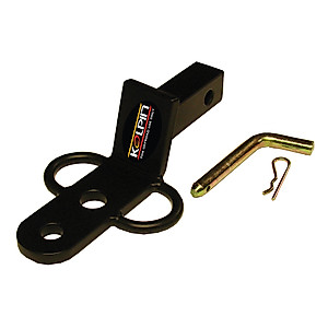 Kolpin 3-Way Hitch, 1 1/4-Inch - 85610 , black