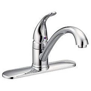 Moen 7081 Chrome One-Handle Kitchen Faucet