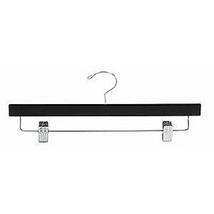 Only Hangers Black Wooden Pant/Skirt Hanger (Pack of 10)