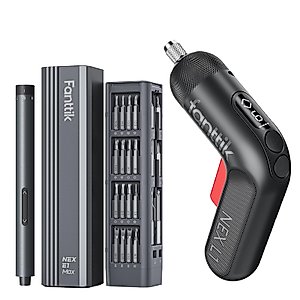Fanttik E1 Max 3.7V Mini Precision Electric Screwdriver (5/32‘’Hex) & L1 Pro 3.7V Cordless Screwdriver (1/4''Hex)