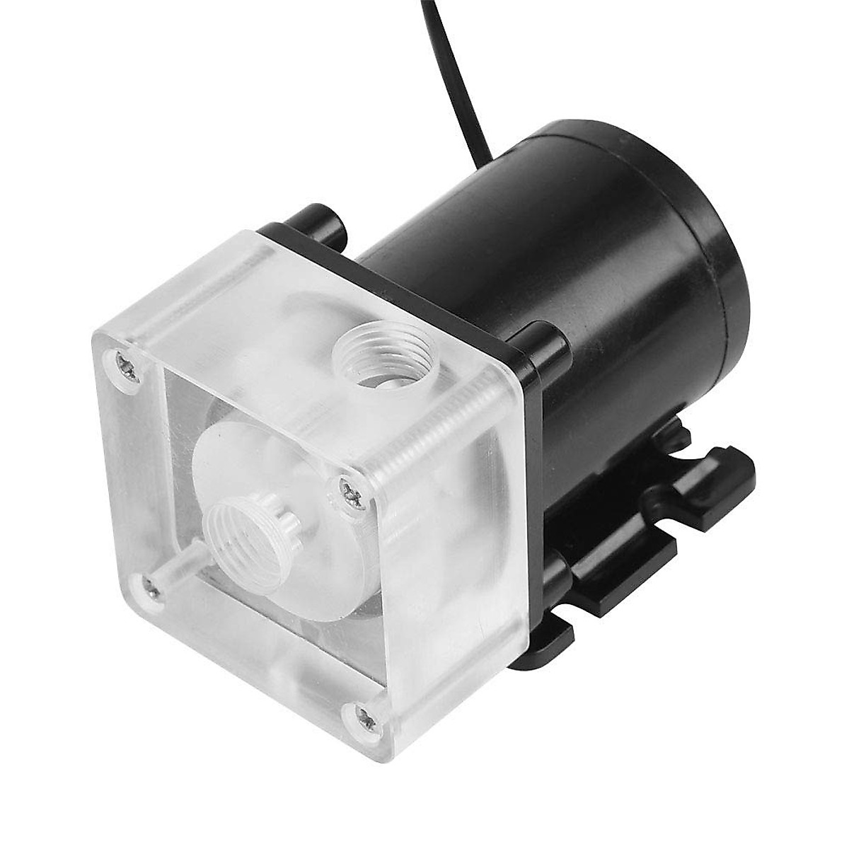 500L/H 10W 12V Water Cooling Pump,Computer Water Cooling Integrated,Noiseless Reservoir Combo with 4 Meters Pump Head G1/4 Thread,Fast Heat Dissipation CPU Cooling