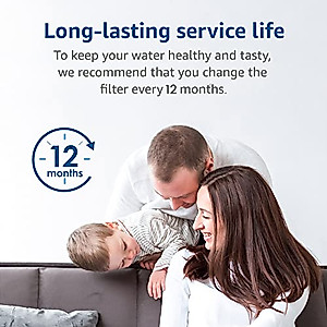 Waterdrop RC 3 EZ-Change Advanced Water Filter Replacement, Replacement for Culligan RC-EZ-3, IC-EZ-3, US-EZ-3, RC-EZ-1, Brita USF-201, USF-202, DuPont WFQTC30001, WFQTC70001, 2K Gallons (Pack of 2)