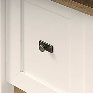 Sauder Cottage Road Desk, Soft White finish