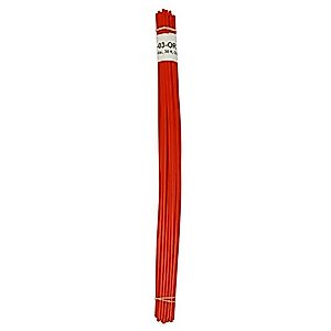 Polyethylene (LDPE) Plastic Welding Rod, 1/8" Diameter, 30 Ft, Orange