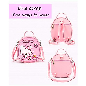 Kerr's Choice Cute Kitty Bag for Girls Cat Crossbody Purse Cute Cartoon Handbag