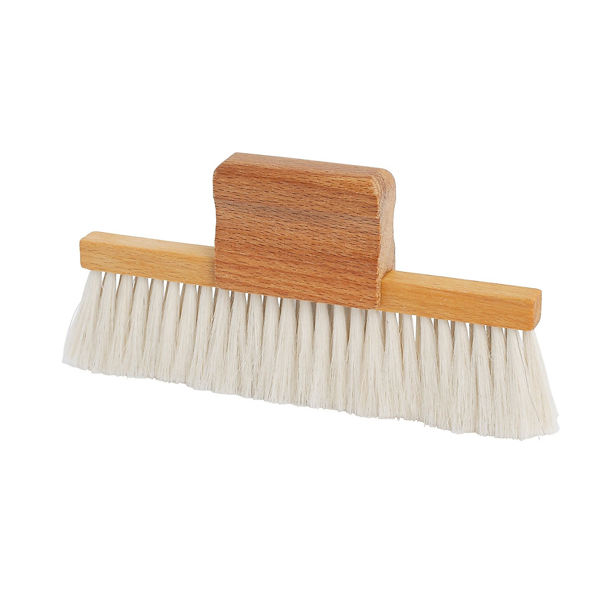 Redecker Goat Hair Table Brush with Oiled Beechwood Handle, 5-3/4 x 3-Inches