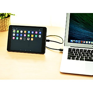 Quick Power Flat USB-C Cable Works for Microsoft Surface Duo 2 with USB 3.0 Gigabyte Speeds and Quick Charge Compatible! (White 3.3ft1M)