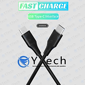 65W USB C Laptop Charger Fit for Lenovo ThinkPad X280 X380 X390 L390 E480 E495 E580 E590 T480 T490 T580 Yoga L13 7i C740 920 C930 C940 Lenovo laptop charger Applies to 45W Chromebook Charger USB-C