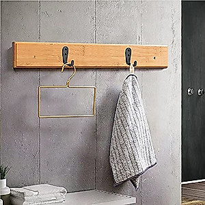 NBGRLVS 8 Pcs Black Coat Hooks for Wall, Heavy Duty Hooks for Hanging Coats No Rust Hooks Wall Mounted with Screws and Anchor for Key, Towel, Bags, Cup, Hat Indoor and Outdoor (L Shape)