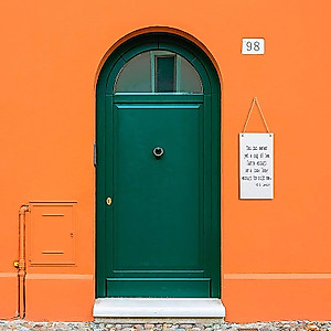 Eeypy Woodland Baby Rectangle Door Hanger Baby Door Hanger Baby Room Decor Rustic Wood Wall Sign 5x10 Inch