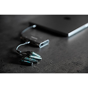 USB Rechargeable AAA Batteries by Pale Blue, Lithium Ion 1.5v 750 mAh, Charges Under 1 Hour, Over 1000 Cycles, 4-in-1 USB to Micro USB Charging Cable, LED Charge Indicator, 12-Pack