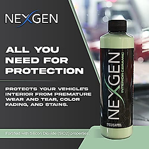 Nexgen Interior Ceramic Spray — Ultimate Interior Protection — Spray-on and Wipe-Off Ceramic Coating for Hard Interior Surfaces (8 oz)