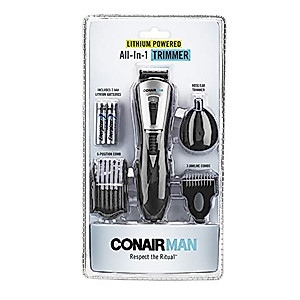 ConairMAN Lithium Ion Cordless All-In-1 Beard Trimmer for Men