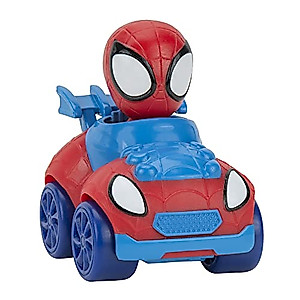 Marvel Spidey and His Amazing Friends 6 Pack - Six 2-Inch Amazing Mini Vehicles - Toys Featuring Your Friendly Neighborhood Spideys - Amazon Exclusive