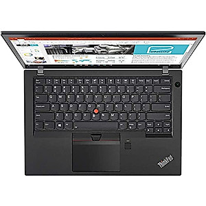 Lenovo ThinkPad T470S 14" FHD(1920 x 1080) Business Laptop, Core i5-6300 2.6GHz, 12GB RAM, 512GB SSD, Thunderbolt 3 Port, CAM, Windows 10 Pro (Renewed)