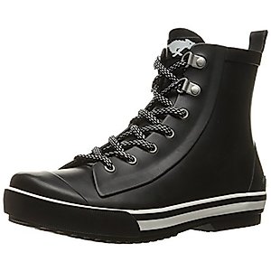 Rocket Dog Women's Rainy Rain Boot, Black, 9 M US