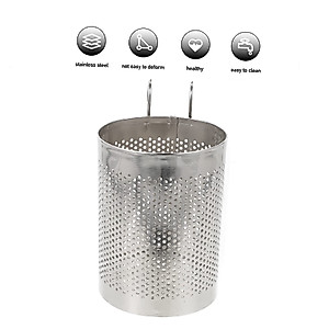 HAKIDZEL Stainless Steel Chopstick Holder Kitchen Cutlery Holder Flatware Hanging Rack Countertop Flatware Organizer Forks Silverware Hanging Drying Rack Stainless Steel Spoons Kitchen Tool