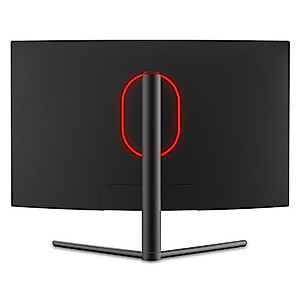 Deco Gear 32" Curved Gaming Monitor 1920x1080 with 3000:1 Contrast Ratio, 75 Hz Refresh Rate, 6ms Response Time, 16:9 Aspect Ratio, 103% sRGB Area Ratio