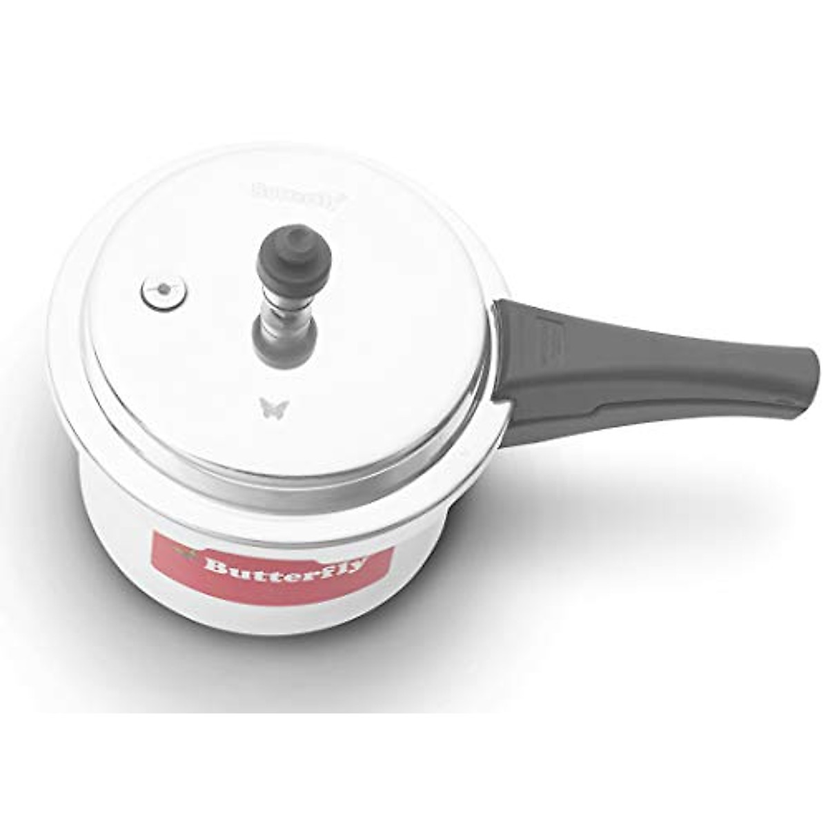 Butterfly Cordial Induction Base Aluminium Pressure Cooker, 3 litres, Silver