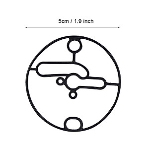 wifehelper Pack of 5 Carb Carburetor Float Bowl Gasket Replacement Fit for Briggs & Stratton 698781 Nikki Carburetor John Deere Troy-Bilt Toro Lawn Mower