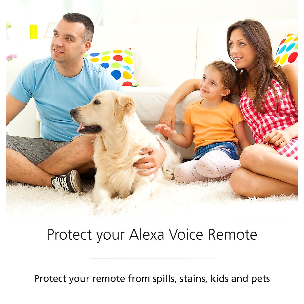 Made for Amazon Remote Cover Case, for Alexa Voice Remote (3rd Gen) - Red