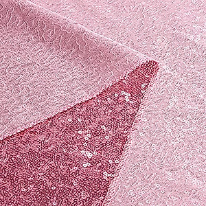 Sequin Backdrop 4 Packs 2ftx8ft Glitter Blush Pink Party Backdrop Curtain Wedding Ceremony Birthday Backdrop Background Decoration