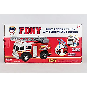 Daron FDNY Ladder Truck with Lights & Sounds 2019 New