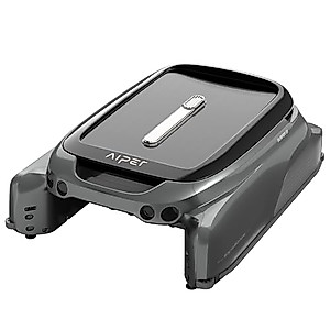 AIPER Solar Pool Skimmer Pool Surface Cleaning Robot with APP Support, Solar Powered and DC Charging for Continuous Cleaning, Pool Temperature Monitor