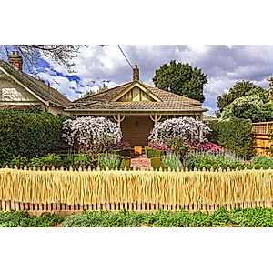 Hawaiian Luau Grass Raffia Fringe Banner Table Skirt for Tropical Birthday Party Tiki Bar, Tent,Chair Skirt,Deck Skirt,Garland Graduation Summer Beach Decorations