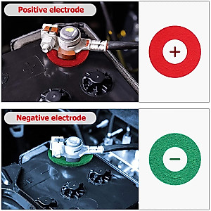 12PCS Battery Terminal Anti Corrosion Washers Fiber Protector, Car Battery Prevention Shim, Automotive Accessories Universal for Car, Marine, Boat, RV