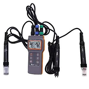 AZ-86031 5 in 1 Water Quality Meter Dissolved Oxygen Tester PH Meter PH Conductivity Salinity Temperature Meter AZ86031