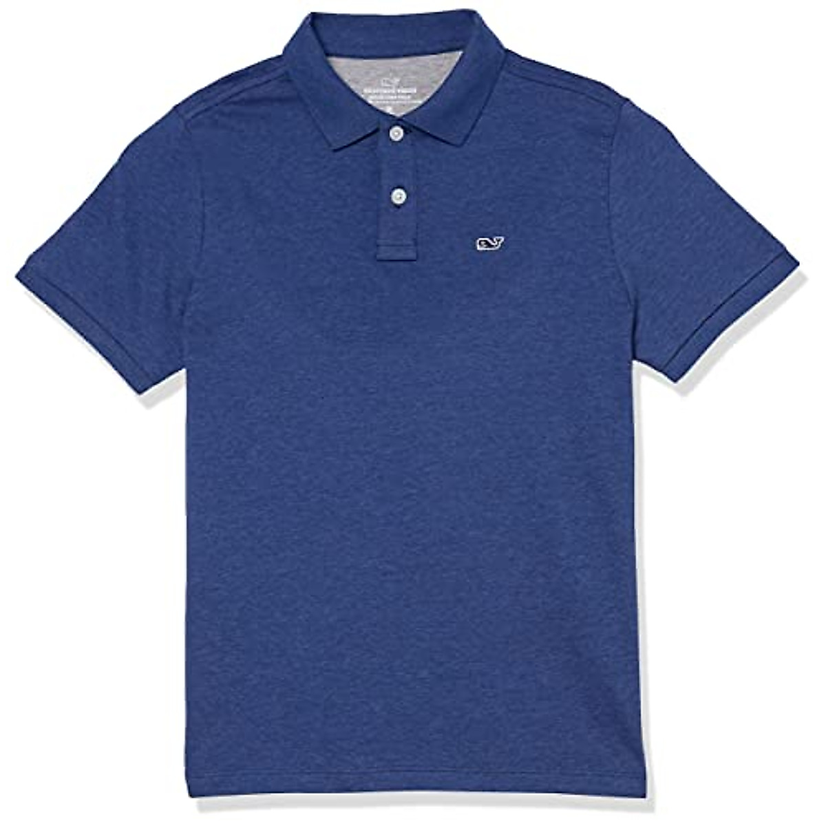 vineyard vines Boys' Edgartown Short Sleeve Pique Polo, Deep Bay, 4