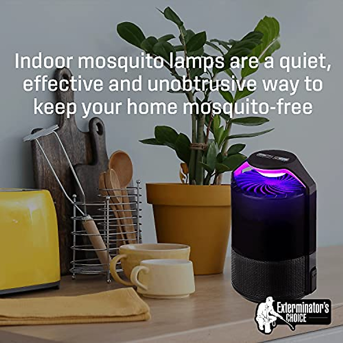 Exterminator's Choice - Indoor Glue Pad Refills - Works with Most Indoor Mosquito Lamps - Extra Sticky - Traps Mosquitos and Other Bugs - Pack of 16