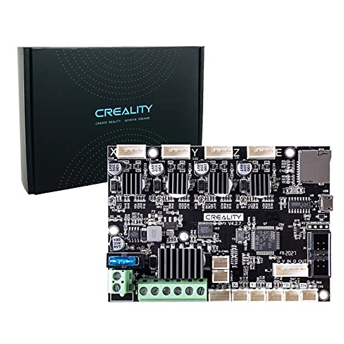 Creality Ender 3 Pro Silent Mainboard V4.2.7 with TMC2225 Driver Marlin 2.0.1 for Ender 3/Ender 3 Pro/Ender 3 V2/Ender 5