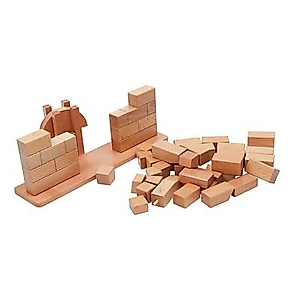 Montessori Toys for 3+ Years Roman Arch Bridge Wooden Toys Baby Games Scientific Construction Stacked Building Blocks Toddler Learning Educational Toys Gift for Kid