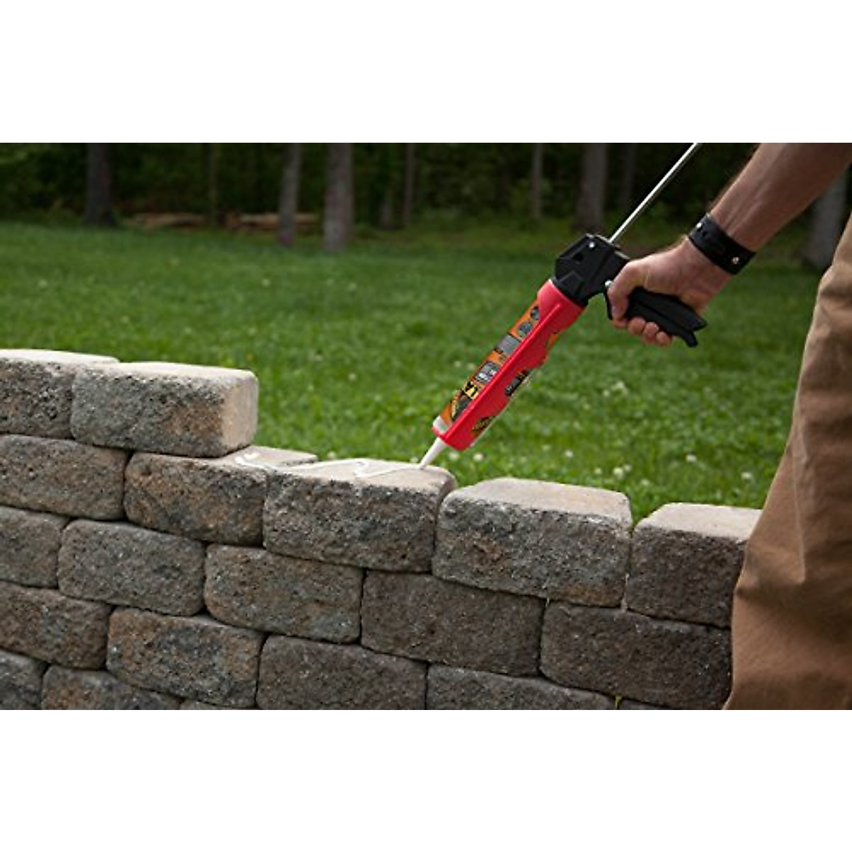 Gorilla Heavy Duty Construction Adhesive, 9 Ounce Cartridge, White, (Pack of 1)