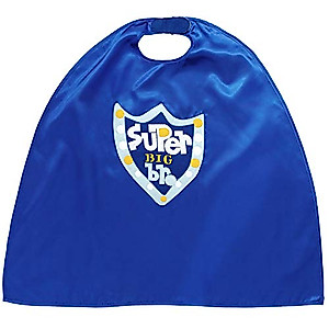 C.R. Gibson Blue 'Big Brother' Superhero Cape Children's Costume, 3pc, 22'' L