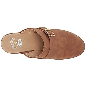 Dr. Scholl's Shoes Women's Wake Up Clog Mules, Honey Synthetic, 8.5