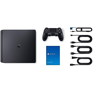 PS 4 Slim Seyted Upgraded 2TB Console with Wireless Controller, Jet Black