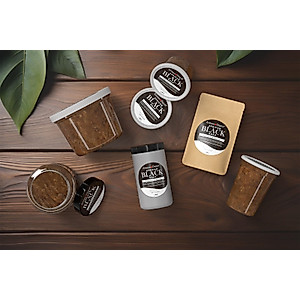 African Black Soap Paste 8 oz 100% Natural Raw soap for Acne, Eczema, Psoriasis, and Dry Skin Scar Removal Face And Body Wash. Handmade imported from Ghana