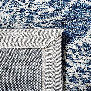 Safavieh Metro Collection 8' x 10' NaturalBlue MET806M Handmade Premium Wool Living Room Dining Bedroom Area Rug
