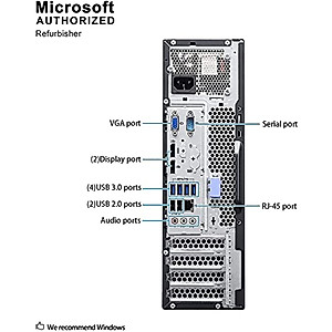 Lenovo ThinkCentre SFF Desktop Computer i7 up to 3.9GHz, 16GB RAM, New 1TB SSD, WiFi, Keyboard & Mouse, Windows 10 Pro (Renewed)