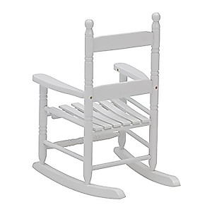 Jack-Post KN-10W Classic Child's Porch Rocker White