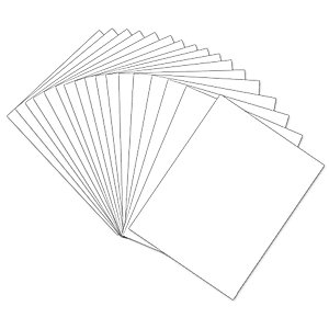 White Cardstock 8.25x11.5 Inch, Smooth Card Stock Paper 92lb/250GMS 30pack Heavy Weight Cover Cardstock Thick Paper for Craft, Painting, Card Making