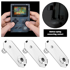 The Lord of the Tools 10Pcs Battery Spring Plates Replacement Compatible with Nintendo Game Boy/Game Boy Classic Battery Contact Springs Battery Conducting Spring Strip Plates